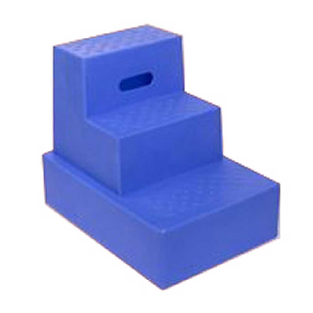 Classic Showjumps 3 Step Mounting Block in Blue | Houghton Country