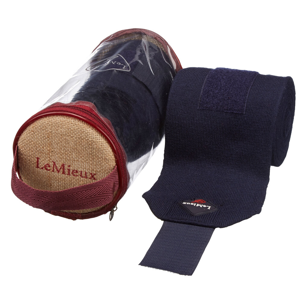 LeMieux Stable Bandages (Pair) in Navy | Houghton Country