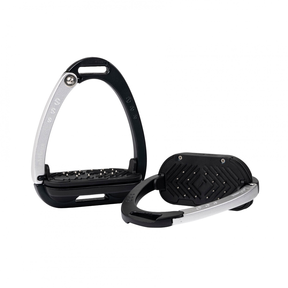 LeMieux Vector Control Stirrups in Black/Aluminium | Houghton Country
