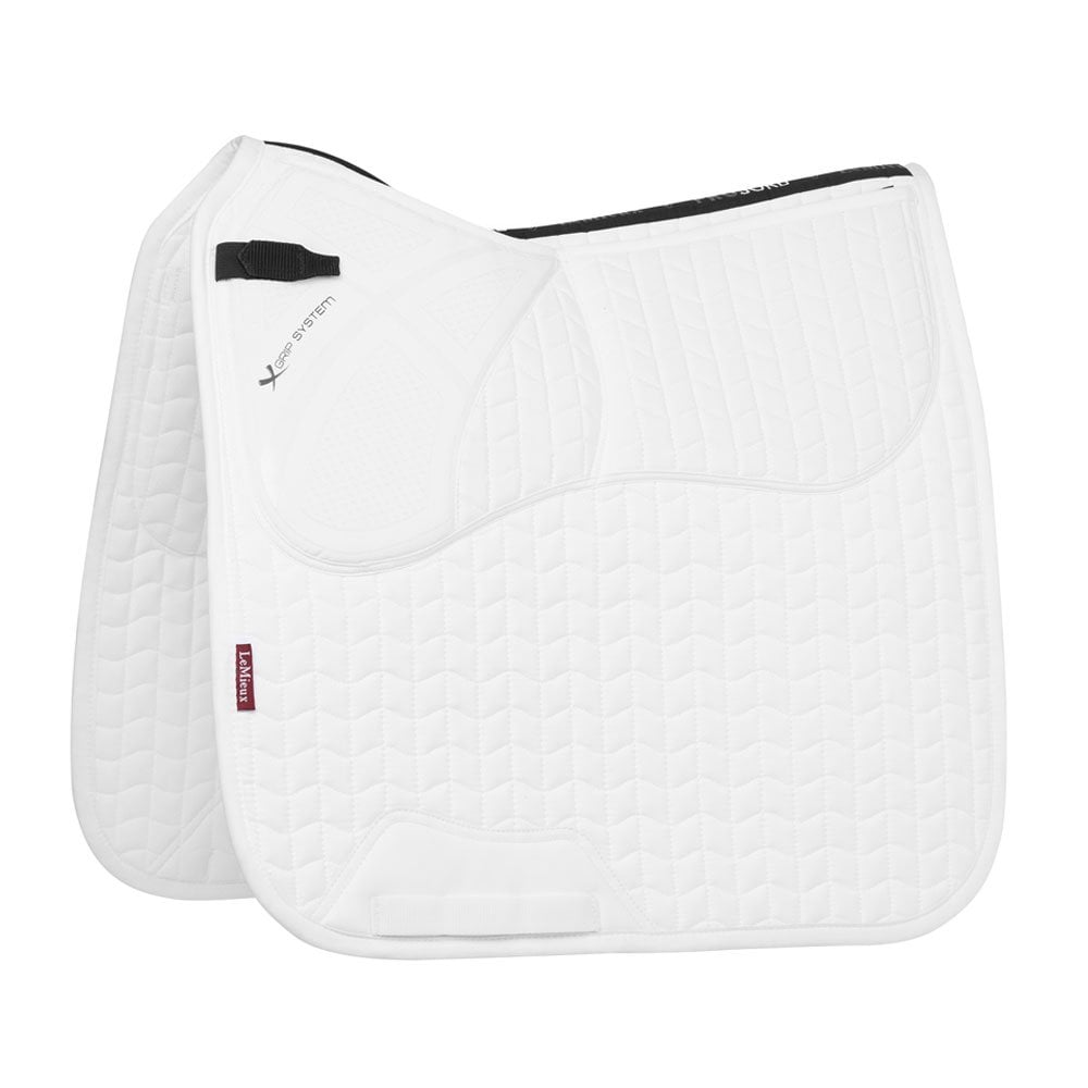 LeMieux Pro-Sorb 2 Pocket Dressage Square in White | Houghton Country